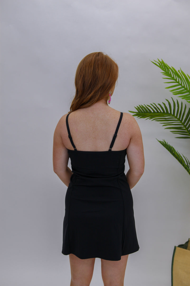 Everyday Active Dress- Black – Ginger Bee Boutique